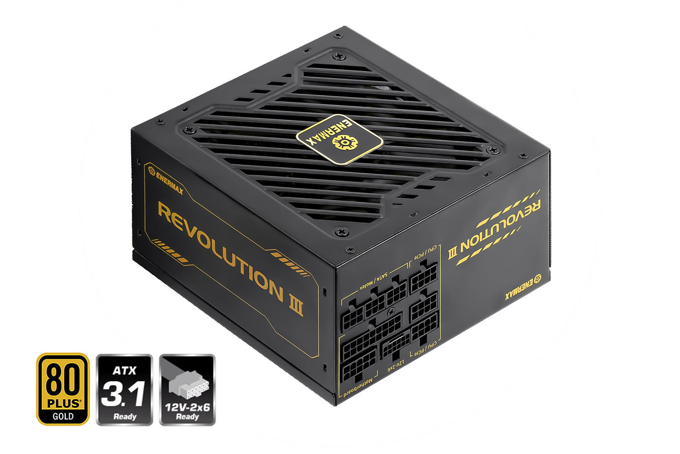 REVOLUTION III 850W / 80 PLUS® Gold / ATX 3.1 Fully-Modular Power Supp